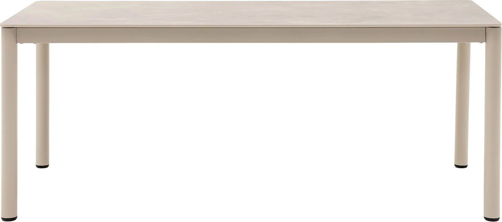 House Nordic Zahradní stůl ALCUDIA 200x90 cm béžový 7501196