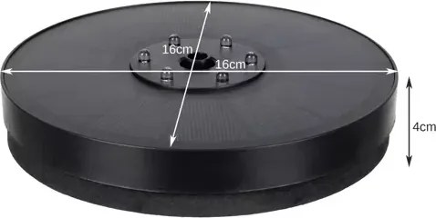 Plovoucí solární fontána s RGB osvětlením