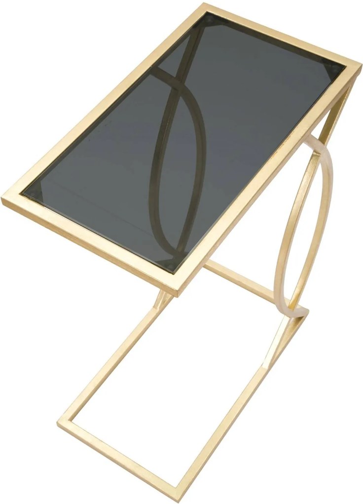 Odkládací stolek v stylu glamour, výška 60 cm