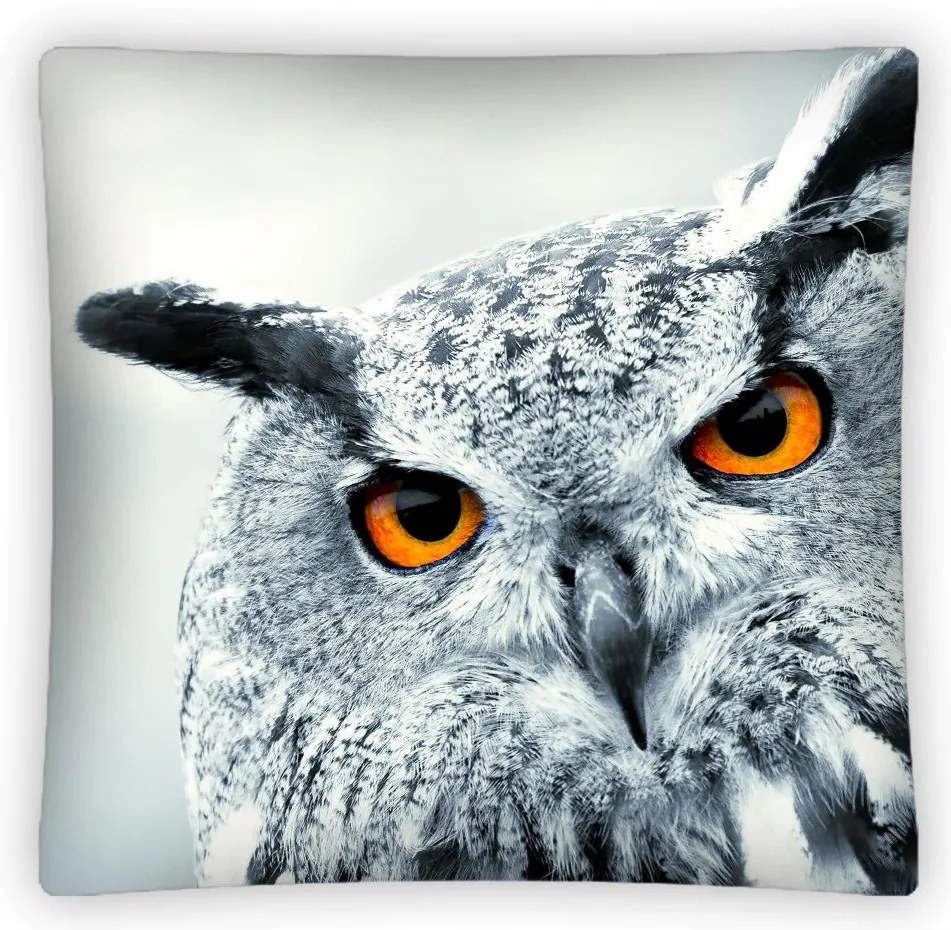 Detexpol 3D povlak na polštář se sovou 40x40 D 8489 Sova PS 0005 polyester