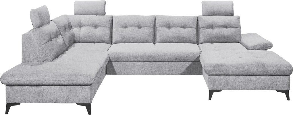 XXXLutz SEDACÍ SOUPRAVA, textil, světle šedá MID.YOU - Sedací soupravy - 002220053711