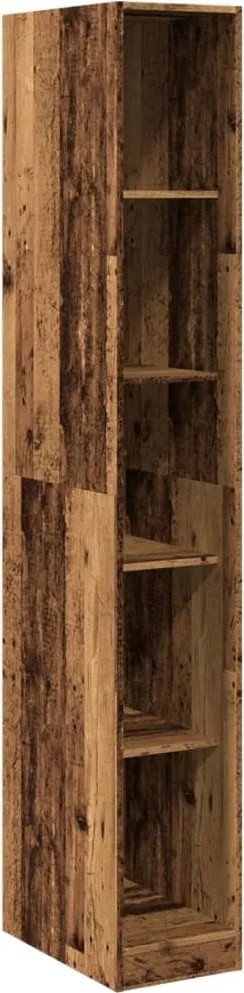 Šatní skříň old wood 30 x 50 x 200 cm kompozitní dřevo 3307709
