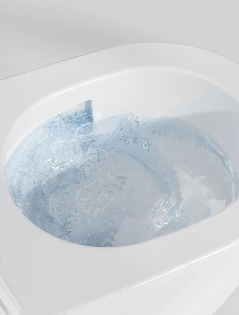 Aqualine Denica závěsná WC mísa 36 x 52 cm Vortex Rimless bílá keramika PS8512