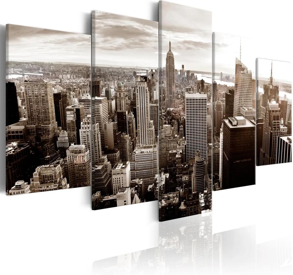 Murando DeLuxe Vícedílný obraz - stylový Manhattan Velikost: 200x100 cm