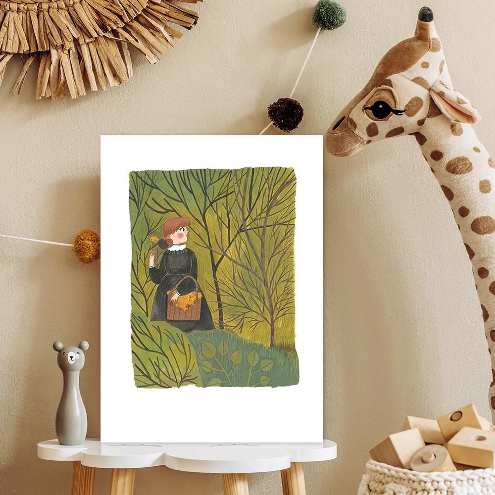 Gario Obraz na plátně Dětská kolorovaná kresba - Ekata Mandal Rozměry: 40 x 60 cm