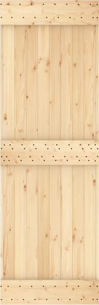 vidaXL Dveře NARVIK 70 x 210 cm masivní borové dřevo [154430] Barva: Přírodní