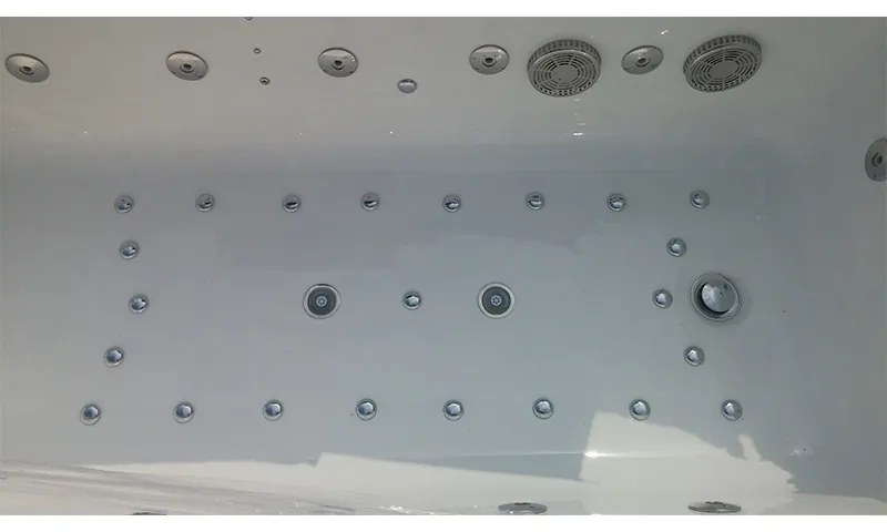 BPS-koupelny Hydromasážní vana HYD-NIA911 180x100 s ohřevem vody