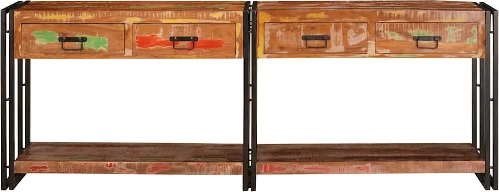 Konzolové stolky 2 ks Vícebarevný 200 x 33 x 75 cm 3324228