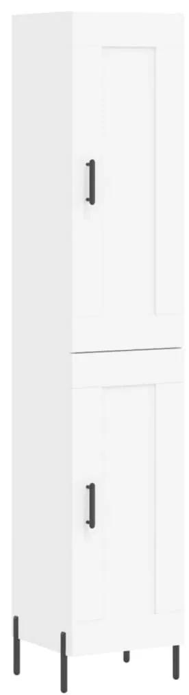 Skříň highboard bílá 34,5 x 34 x 180 cm kompozitní dřevo,  3200457