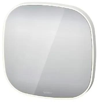 Duravit Zencha - Zrcadlo s LED osvětlením, 700x700x50 mm, matná bílá ZE7056000000000