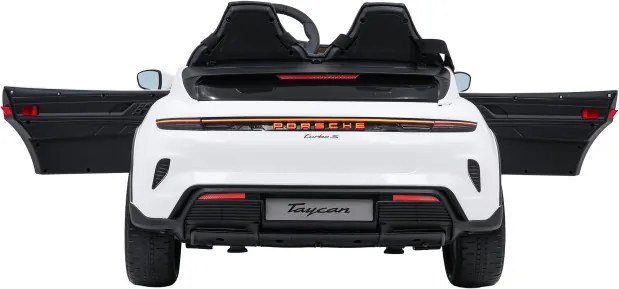 Elektrické autíčko Porsche Taycan Turbo S bílé