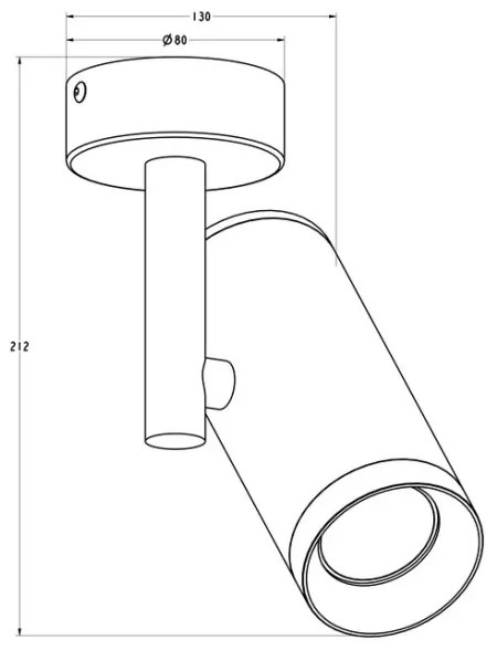 Zuma Line 20015-BK - Bodové svítidlo TORI SL 2 1xGU10/50W/230V černá