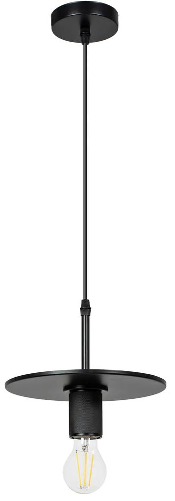Toolight, závěsné svítidlo 1xE27 APP1180-1CP, černá, OSW-40017