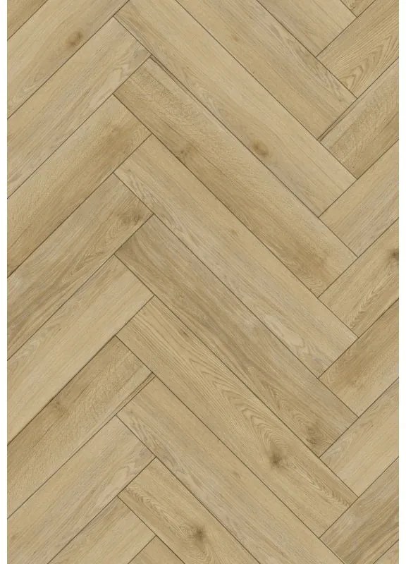 Mexen Charter Oak herringbone, vinylová podlaha 570 x 95 mm LVT Dryback 2,5 mm, PVC podklad, 4stranná V-drážka, dub, F1469-0570-095-255-4V1-01