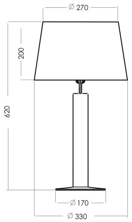 4concepts Designová stolní lampa LITTLE FJORD Barva: Černo-zlatá