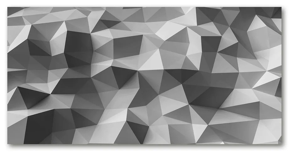 Wallmuralia Foto obraz akrylové sklo Abstrakce trojúhelníky 140x70 cm