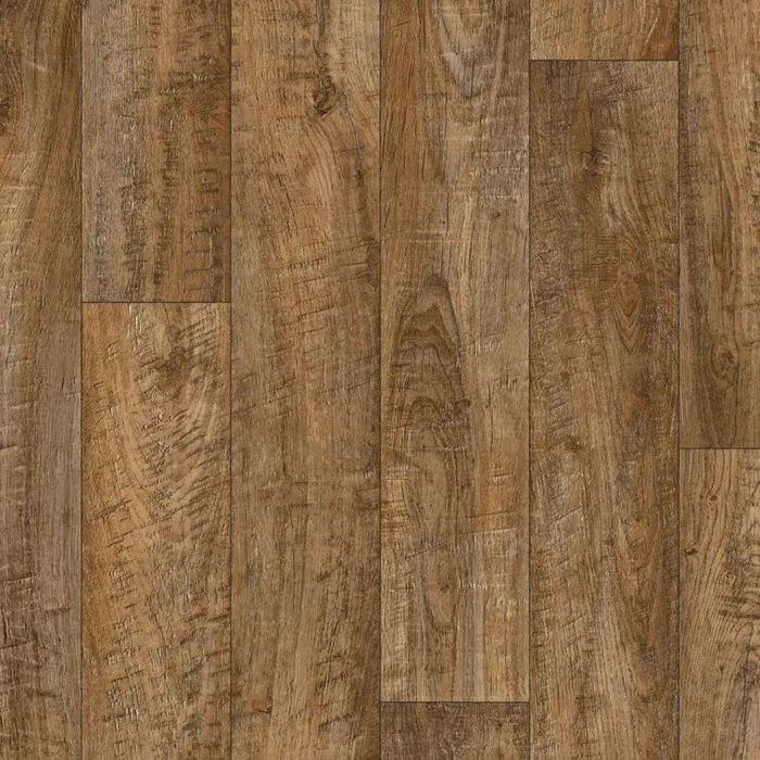 Beauflor, PVC podlaha - lino Ambient Stock Oak 039M - dub, na míru, šíře 2m,3m,4m, hnědá, bez podkladu, chodba / předsíň