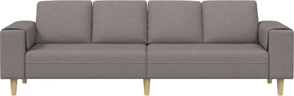 Pohovka do obývacího pokoje Taupe 250 x 77 x 76 cm Polyester 3335086