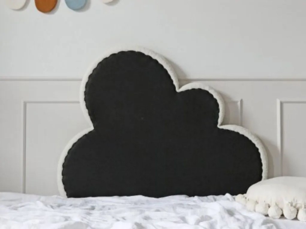 MINKO Čalouněná dětská jednolůžková postel TRAPEZE Zvolte barvu: Krémová, Zvolte rozměr: 90x200 cm