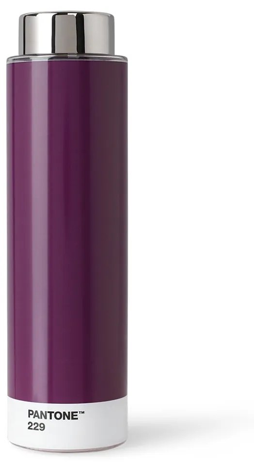 PANTONE PANTONE Láhev na pití Tritan 0,5l — Aubergine 229 Ø 6,2 × 22 cm