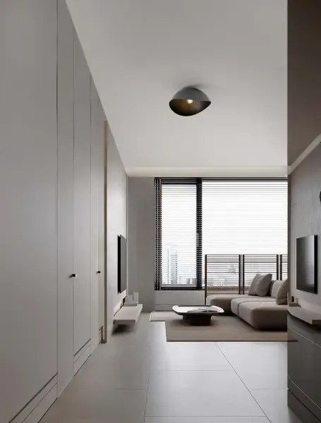 LED černé designové stropní svítidlo Opsi