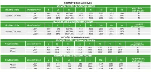 Archo - Akční sada Venkovní vchodové dřevěné dveře Deskové DP-17 AZIZE 105216