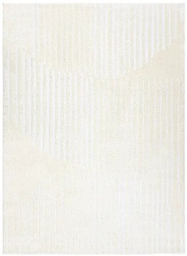 Dywany Łuszczów, Kusový koberec Mode 8589 geometric cream, 80x150, bílá, kancelář
