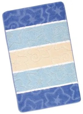 Bellatex koupelnová předložka AVANGARD modrý orion 60x100 cm