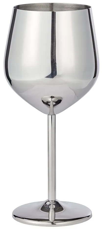 MANHATTAN LOUNGE Pohár na víno 400 ml - stříbrná
