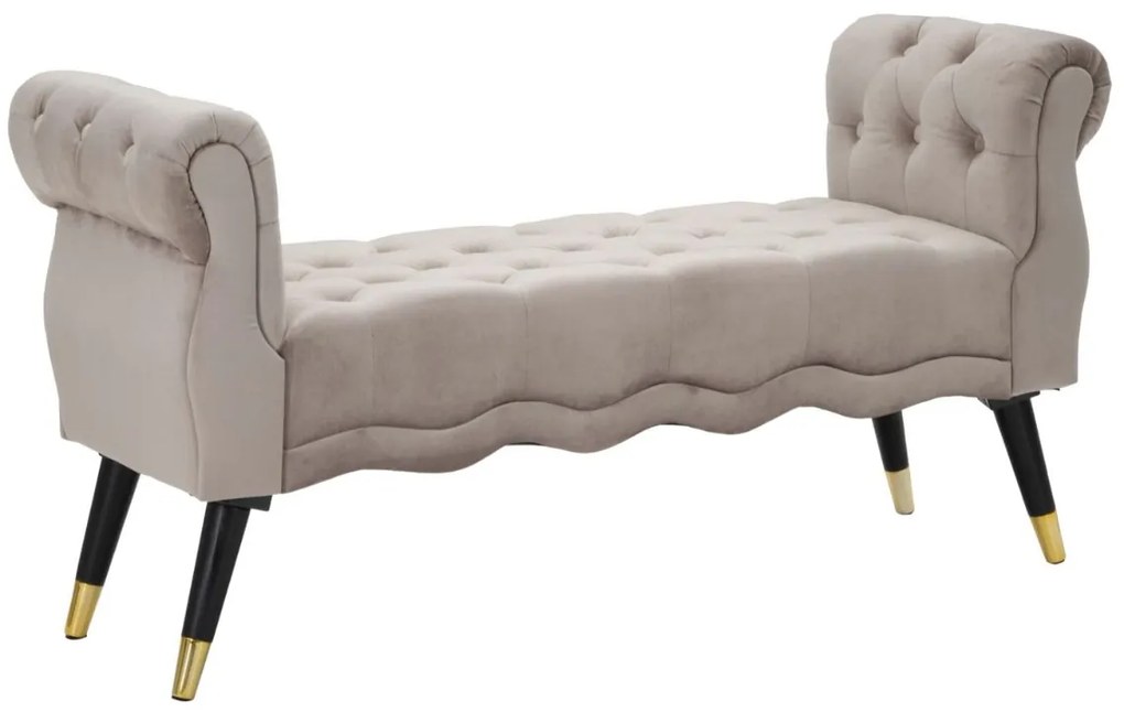 Designová lavice Dandelion 120 cm šedá