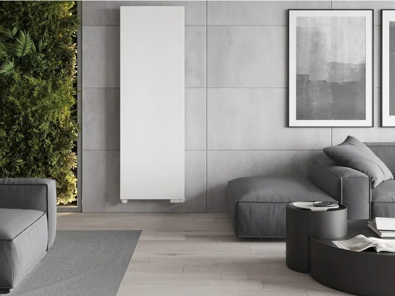 Mexen Flat VS20S deskový radiátor 1600 x 400 mm, spodní středové připojení, 794 W, bílý - W6VS20S-160-040-00