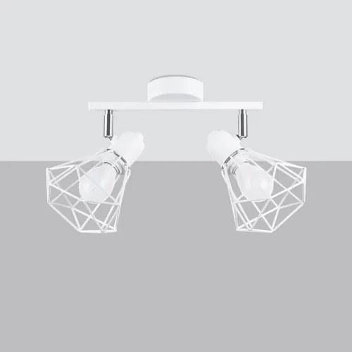 Stropní svítidlo SOLLUX ARTEMIS 2 bílé E14 2x40W bez žárovky SL.1103