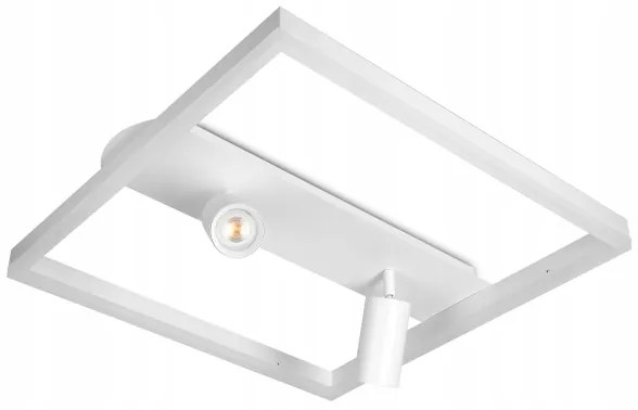 LED Stropní svítidlo LED/38W/230V + 2xGU10/30W bílá