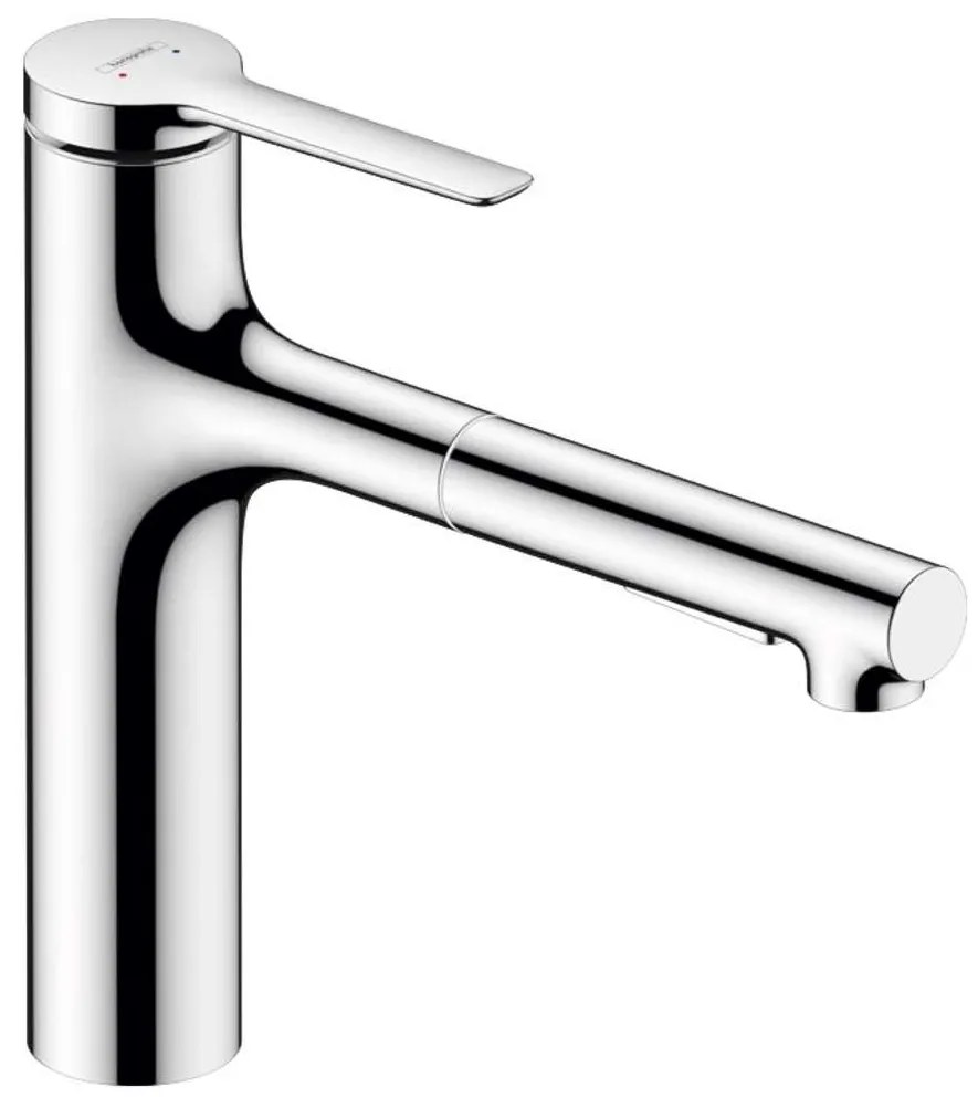 Hansgrohe Zesis M33 - Dřezová baterie s výsuvnou sprškou, sBox, chrom 74823000