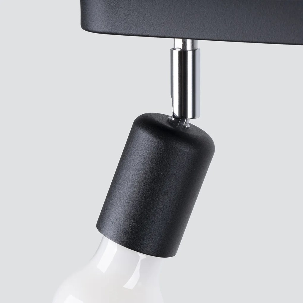 Sollux Lighting Stropní svítidlo FORNES 3 Černá