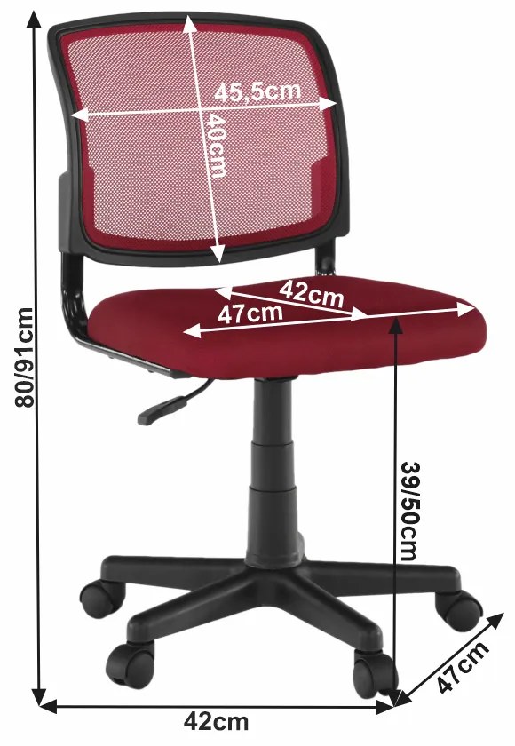Kancelářská židle REMIZA Tempo Kondela Šedá