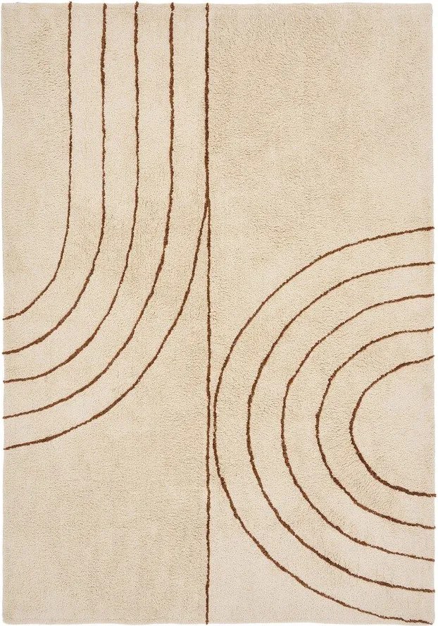 Béžový koberec s příměsí bavlny 160x230 cm Tampa – House Nordic