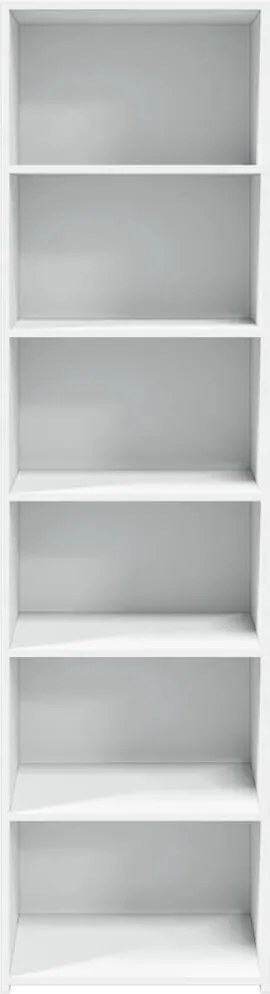 Skříň highboard bílá 50 x 41 x 185 cm kompozitní dřevo 3281680