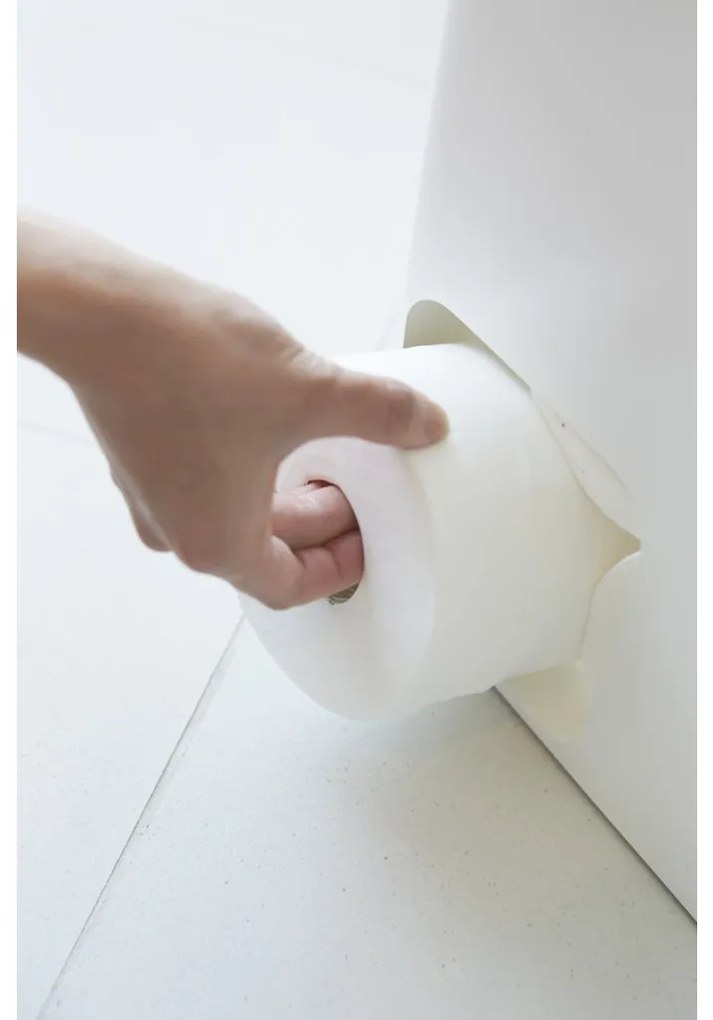 Yamazaki, Stojan/zásobník na toaletní papír Tower 2294 L | bílý