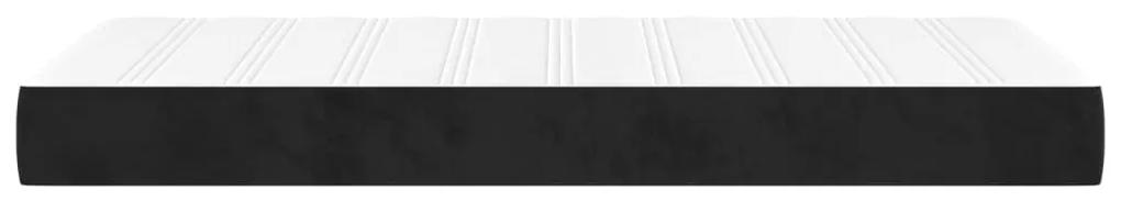 Taštičková matrace černá 80 x 200 x 20 cm samet,  347690