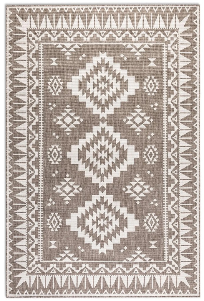 ELLE Decoration, Kusový koberec Gemini 106021 Linen z kolekce Elle – na ven i na doma, 80x150, béžová, chodba / předsíň