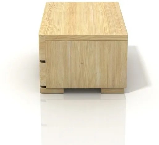 Noční stolek Sandemo 1S, borovice masiv (Barva dřeva: Ořech)
