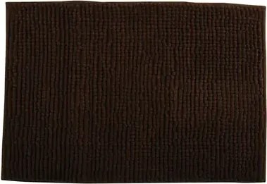 MSV CHENILLE koupelnová předložka 60 x 90 cm hnědá / polyester / proti