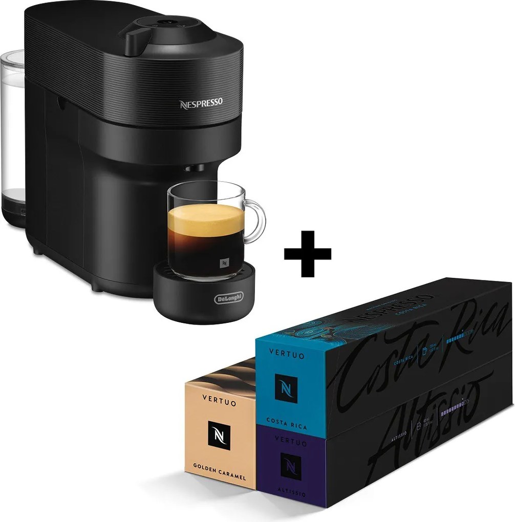 De'longhi nespresso vertuo pop black env90.b bundle
