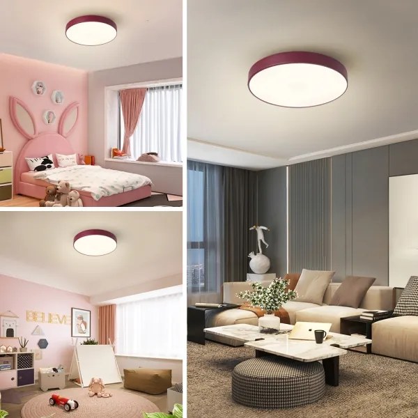 BRILAGI-LED Stm stropní svítidlo POOL LED/36W/230V 3000-6000K 30 cm burgundy+DO