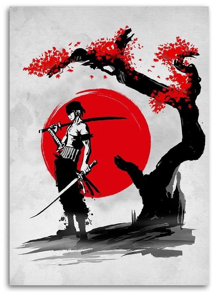 Gario Obraz na plátně Samuraj pod třešní - DDJVigo Rozměry: 40 x 60 cm