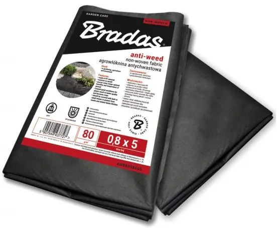 Bestent Agrovláknina 0,8x5m 80g/m2 s UV filtrem černá