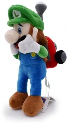 Plyšové hračky Super Mario Bros Varianta: Luigi s batohem, 22 cm
