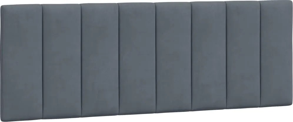 Postel s matrací Hanko tmavě šedá 120 x 200 cm samet 3208587