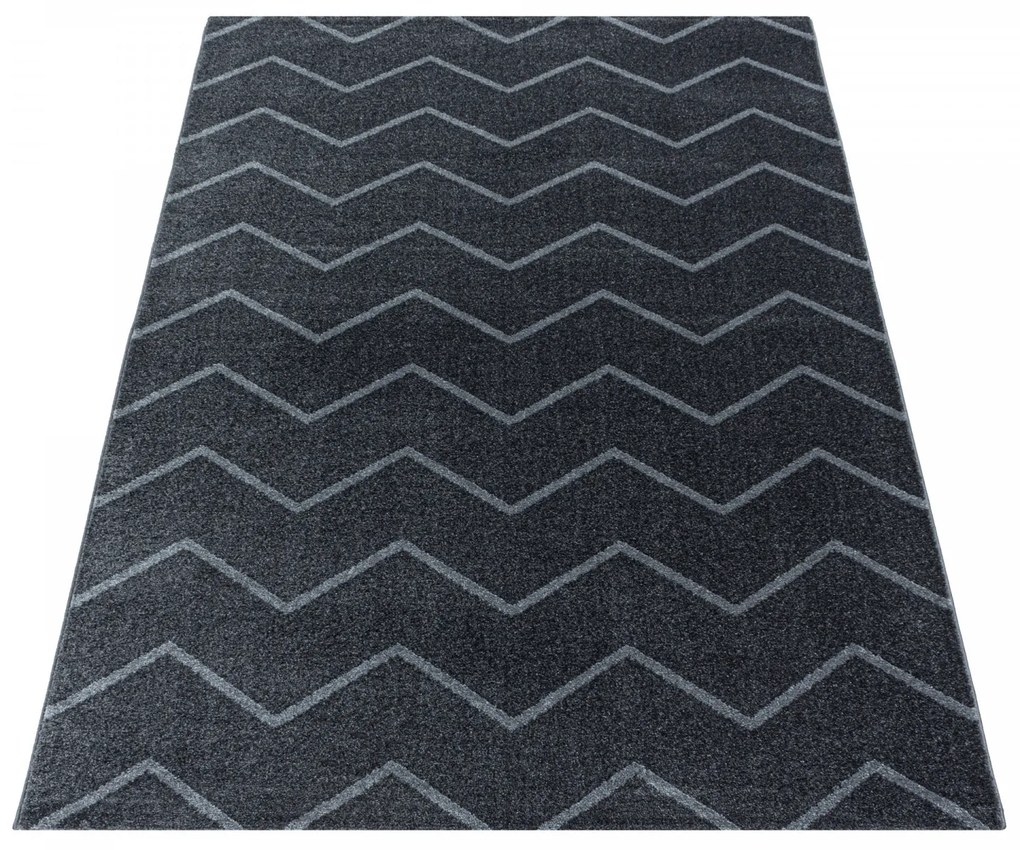 Ayyildiz, Kusový koberec Rio 4602 grey, 80x250, šedá, kancelář